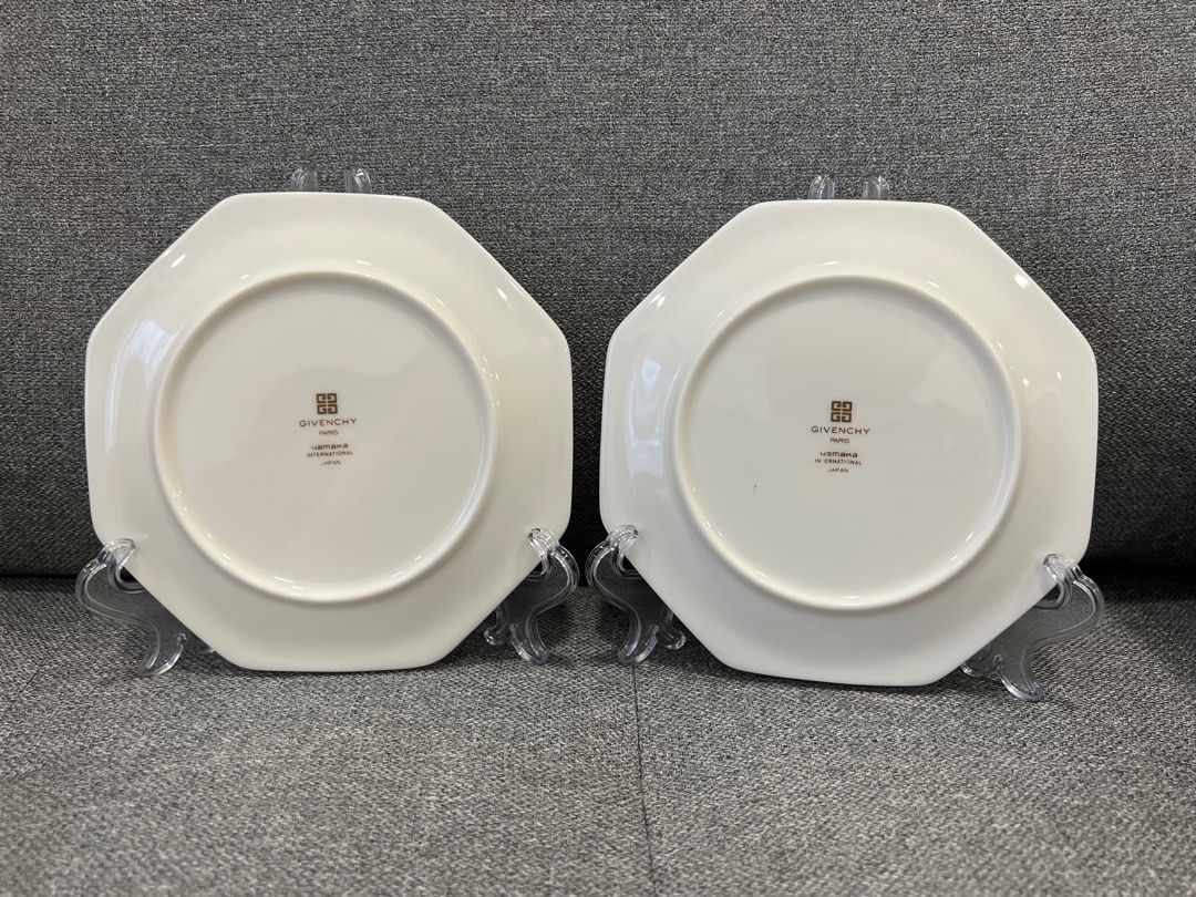 Givenchy Paris Paisley Design Octagon Dessert Plates (14.5cm ...