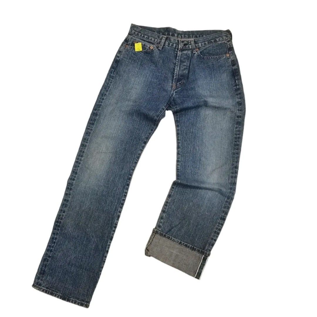 Global Work Selvedge Jeans, Men's Fashion, Bottoms, Jeans on Carousell