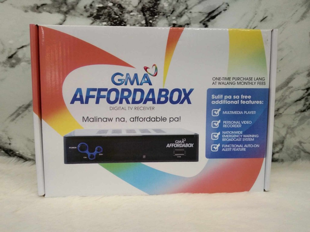 GMA AFFORDABOX DIGITAL TV RECEIVER, Computers & Tech, Parts ...