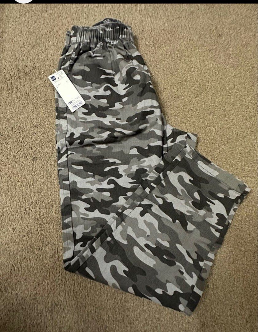 GU BY UNIQLO GRAY CHEF’S PANTS SIZE 150 cm, Babies & Kids, Babies ...