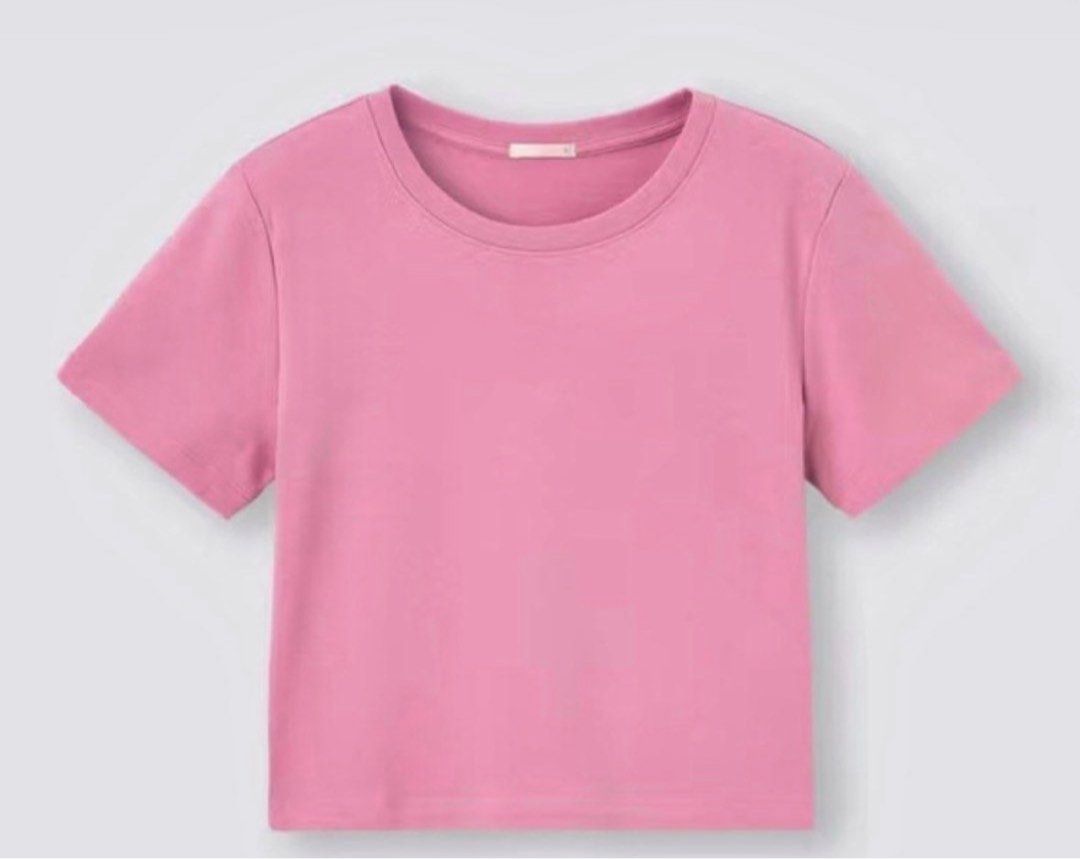 GU BY UNIQLO MID RIB BLOUSE, Women's Fashion, Tops, Blouses on Carousell