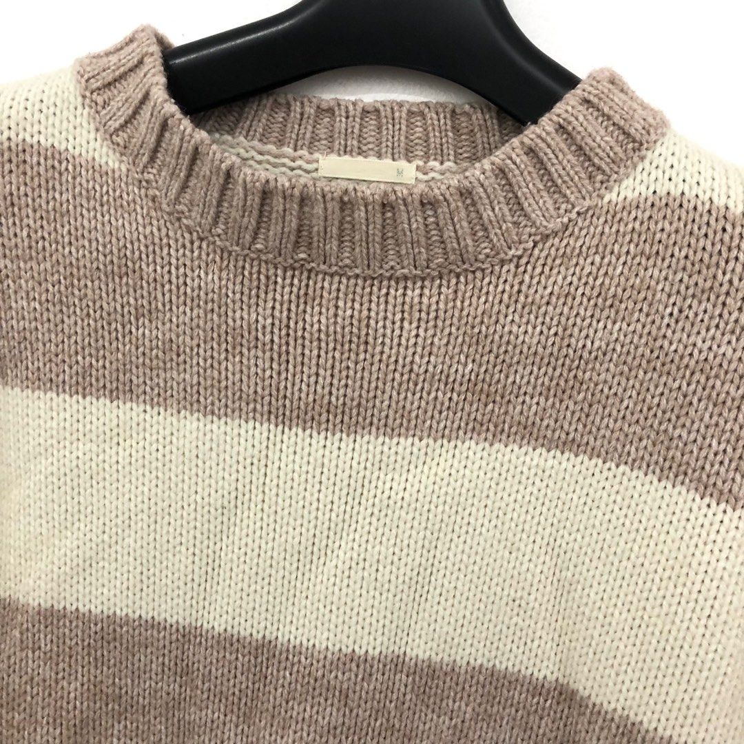 GU Mens By Uniqlo Knit Oversized Sweater, Men's Fashion, Coats, Jackets ...