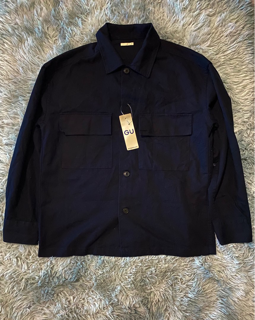 GU WORK JACKET, Men's Fashion, Tops & Sets, Sets & Coordinates on Carousell