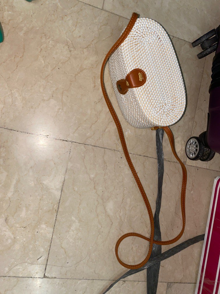 Handicraft bag leather strap, Women's Fashion, Bags & Wallets, Purses ...