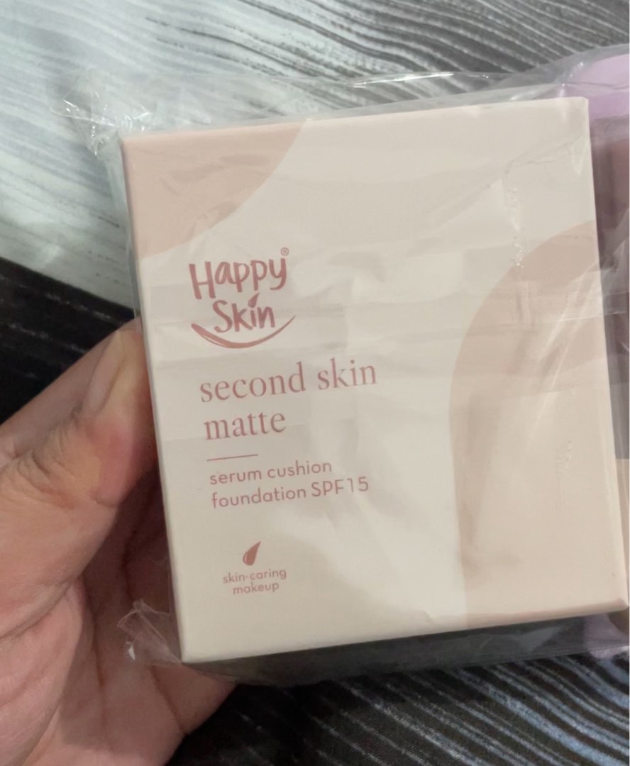 Happy Skin Second Skin Matte Serum Cushion Foundation SPF15, Beauty ...