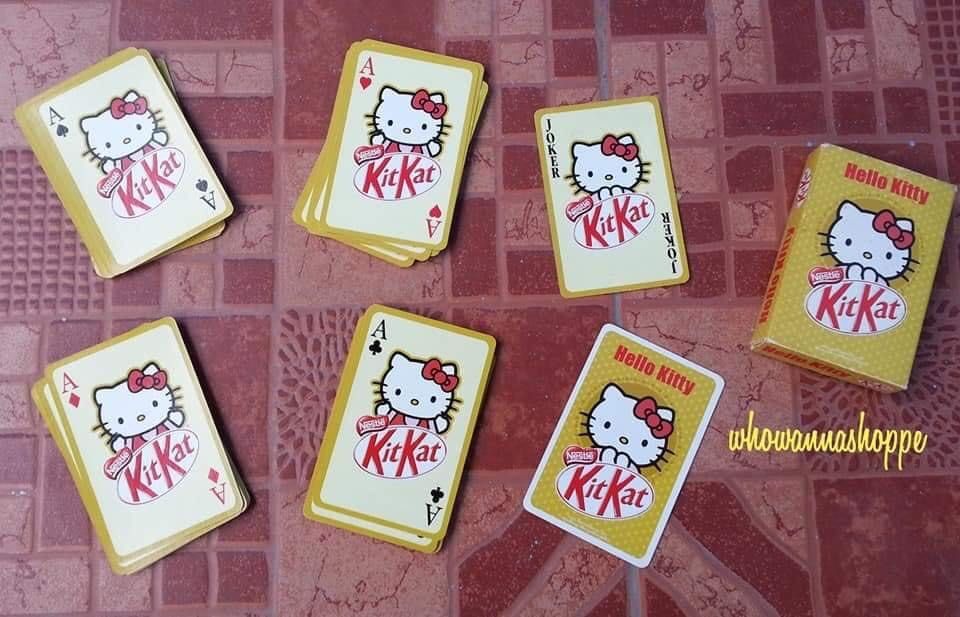 HELLO KITTY Playing Card from KitKat, Hobbies & Toys, Toys & Games on ...