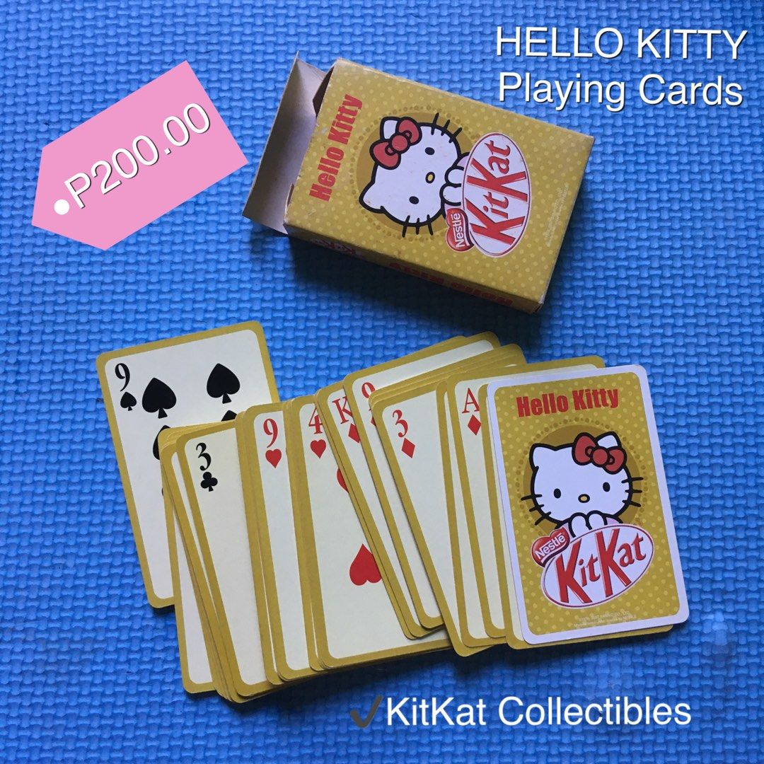 HELLO KITTY Playing Card from KitKat, Hobbies & Toys, Toys & Games on ...