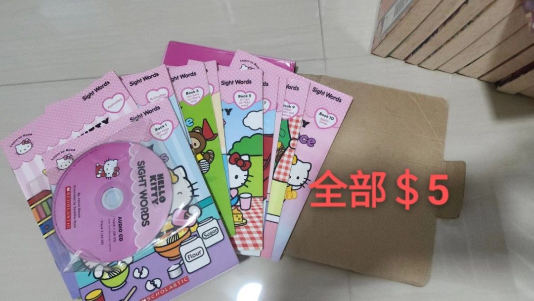 Hello kitty sight words books, Hobbies & Toys, Books & Magazines ...