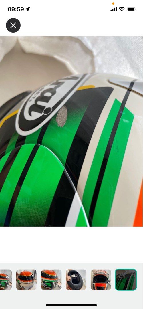 Helmet Arai Japan original L size, Motorcycles, Motorcycle Accessories ...