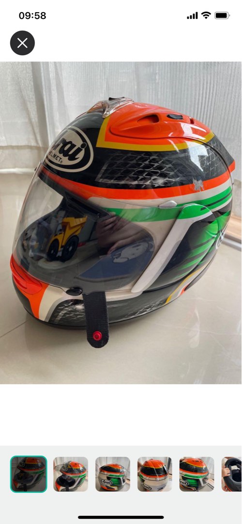 Helmet Arai Japan original L size, Motorcycles, Motorcycle Accessories ...