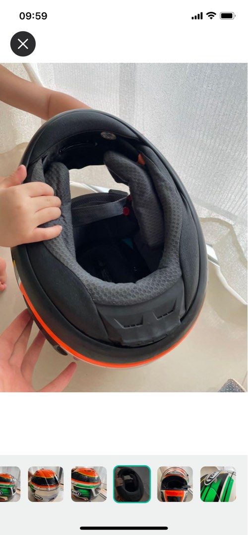 Helmet Arai Japan original L size, Motorcycles, Motorcycle Accessories ...