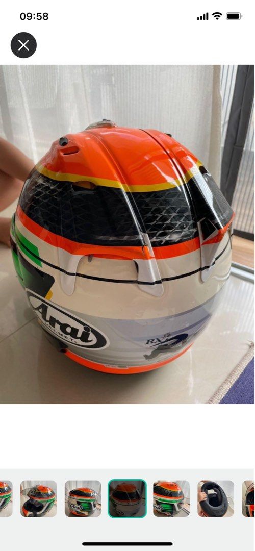 Helmet Arai Japan original L size, Motorcycles, Motorcycle Accessories ...