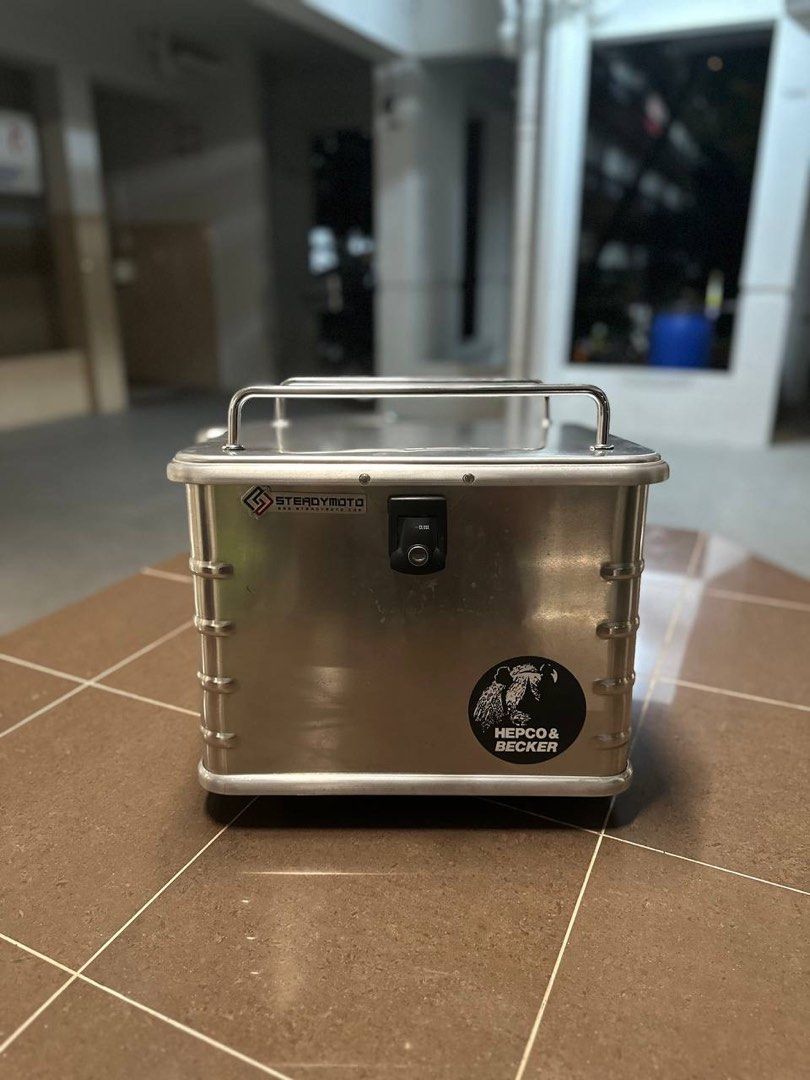 Hepco & Becker 35l Alu Topbox, Motorcycles, Motorcycle Accessories on ...