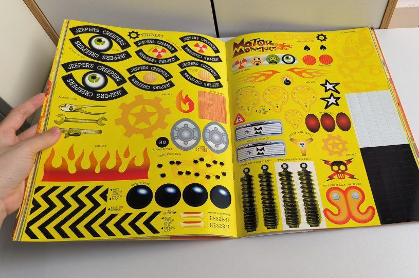 Hinkler Junior Craft book Build your own Paper Model Motor Monsters ...