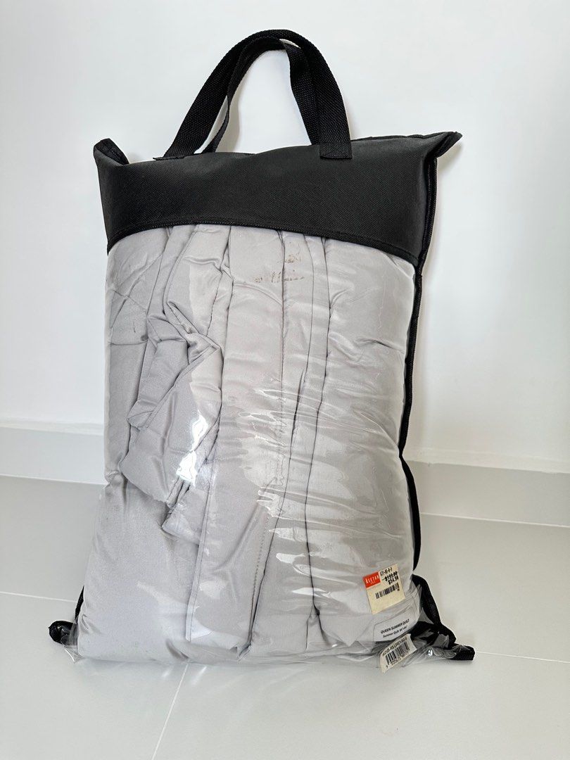 Horgen summer quilt queen size - grey, Furniture & Home Living, Bedding ...