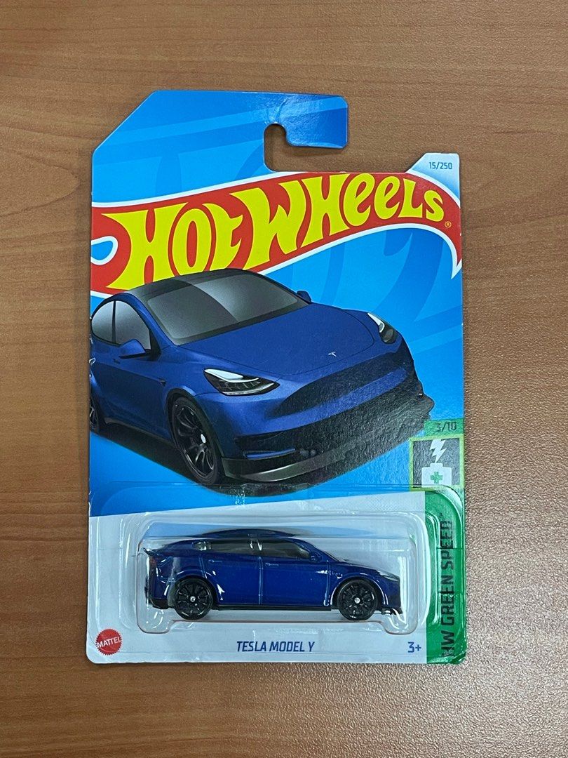 Hotwheels - Tesla Model Y, Hobbies & Toys, Toys & Games on Carousell
