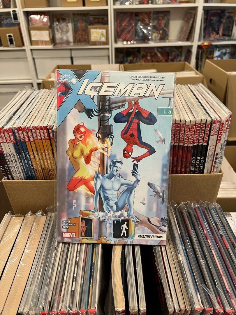 Iceman : Amazing Friends TPB, Hobbies & Toys, Books & Magazines, Comics & Manga on Carousell