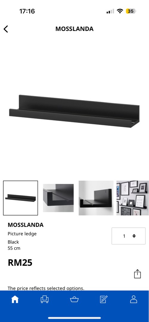 Ikea Mosslanda, Furniture & Home Living, Home Decor, Wall Decor on ...