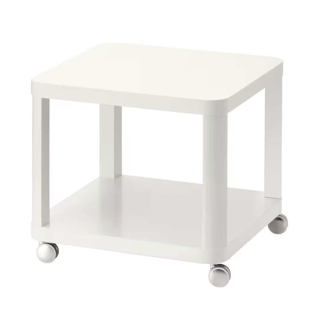 IKEA TINGBY White Side Tables with Castors (x2), Furniture & Home ...