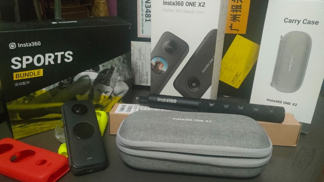 Insta360 ONE X2 360 Degree Waterproof Action Camera 5.7K 360 Degrees ...