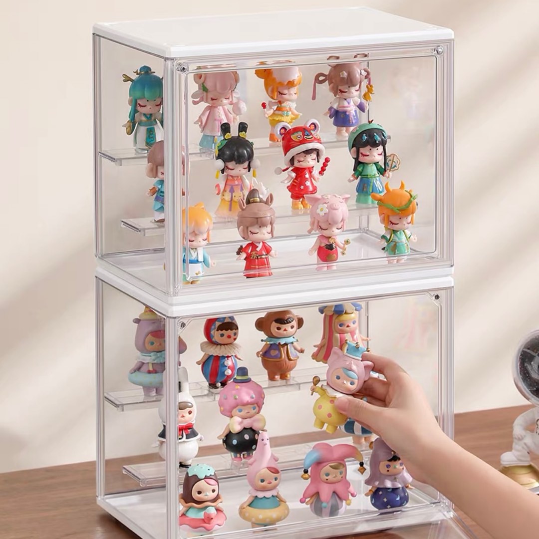 [Instock] Popmart Display Box Transparent Case Figurine Display Storage ...