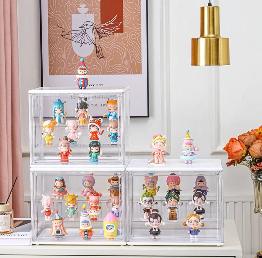 [Instock] Popmart Display Box Transparent Case Figurine Display Storage ...