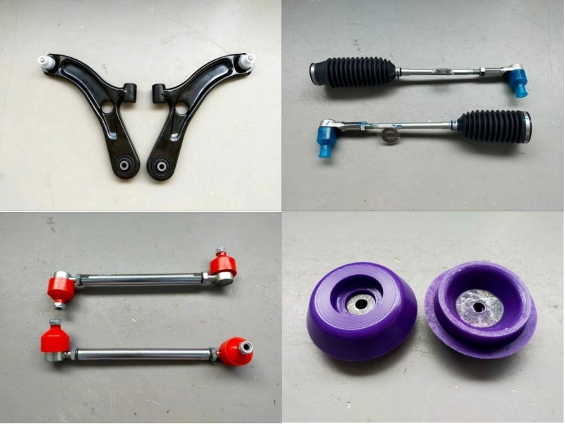 InStock Suzuki Swift 2005-2011 Front Lower Arms Tie Rod Set Adjustable ...