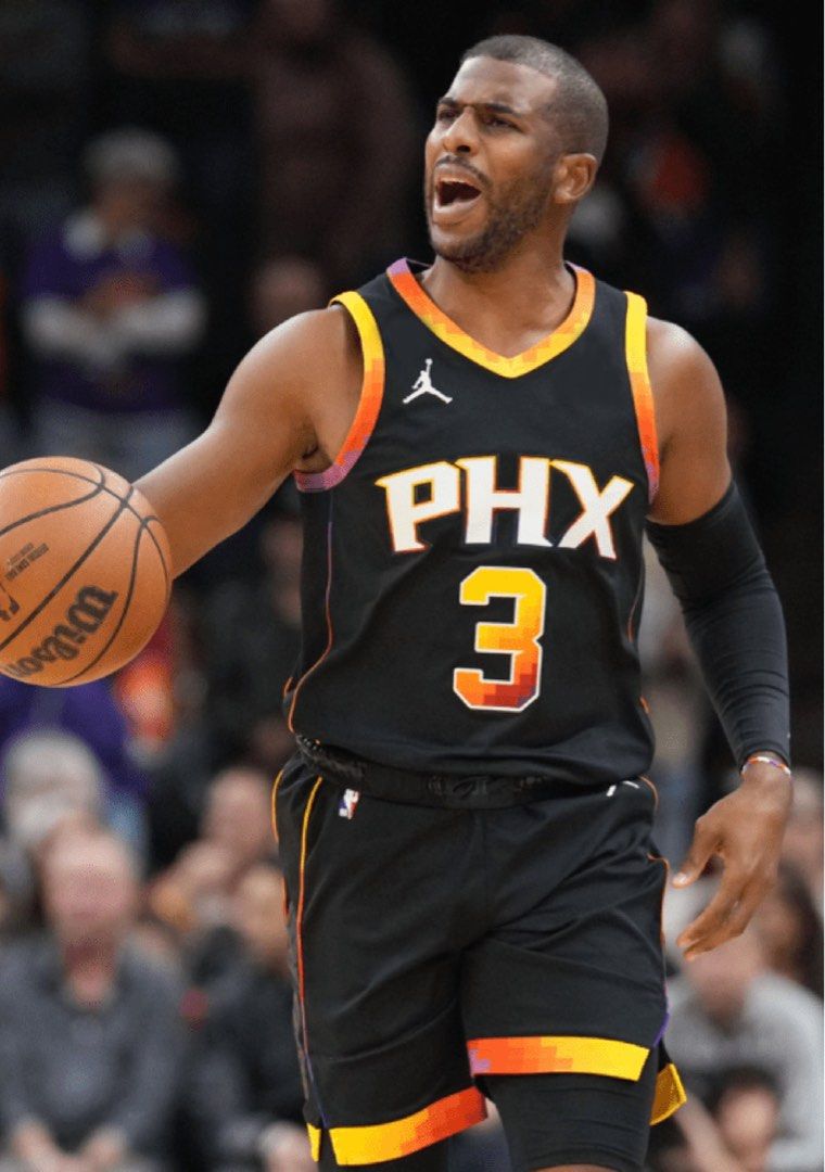 Jordan Phoenix Suns Statement Chris Paul Swingman Jersey, Men's Fashion ...
