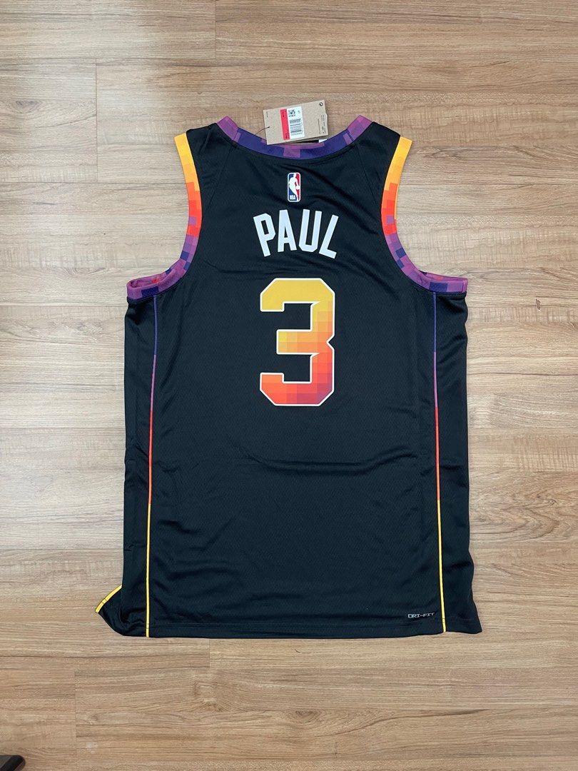 Jordan Phoenix Suns Statement Chris Paul Swingman Jersey, Men's Fashion ...