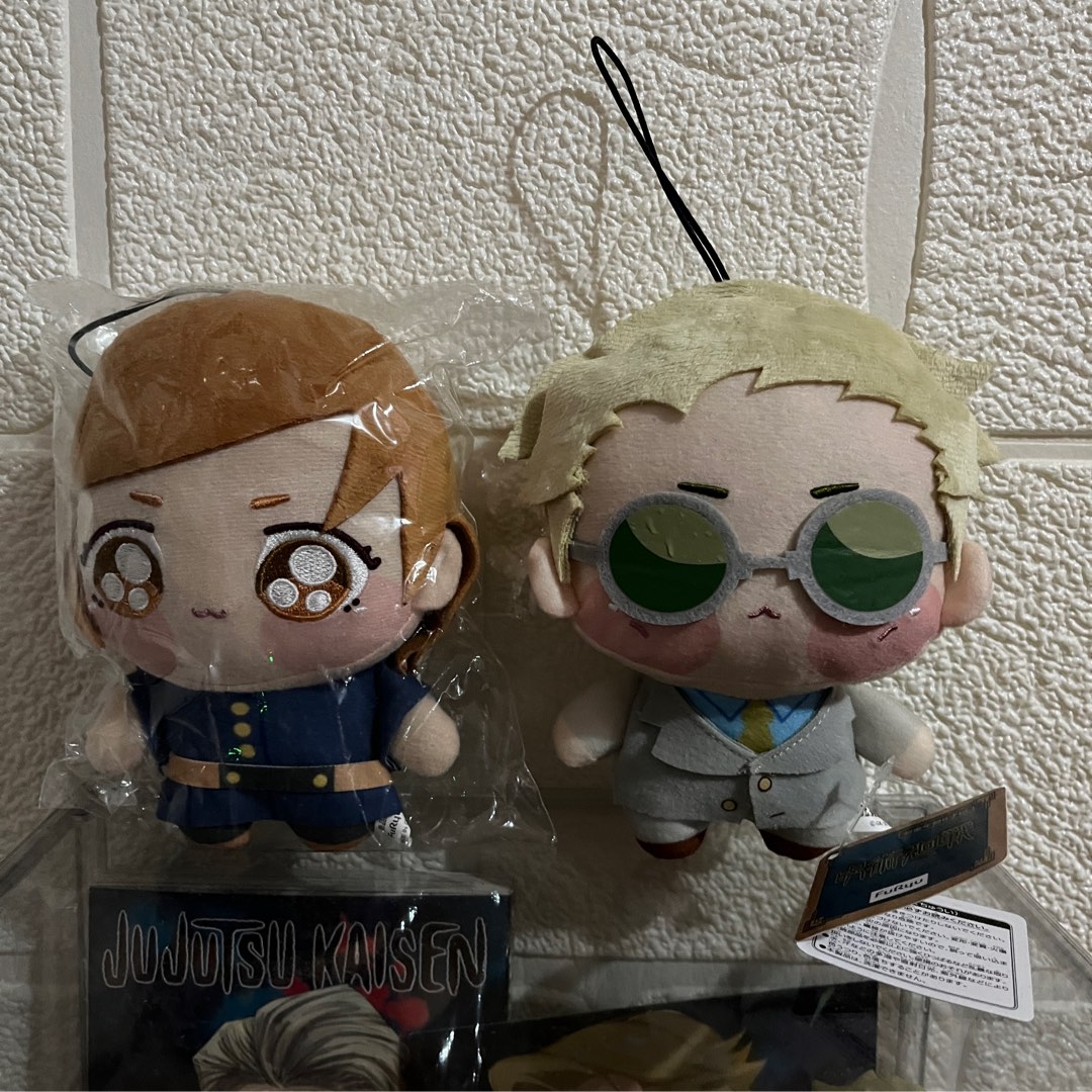 Jujutsu Kaisen Nobara Kugisaki and Nanami Kento Plush Charm Stuff Toy ...
