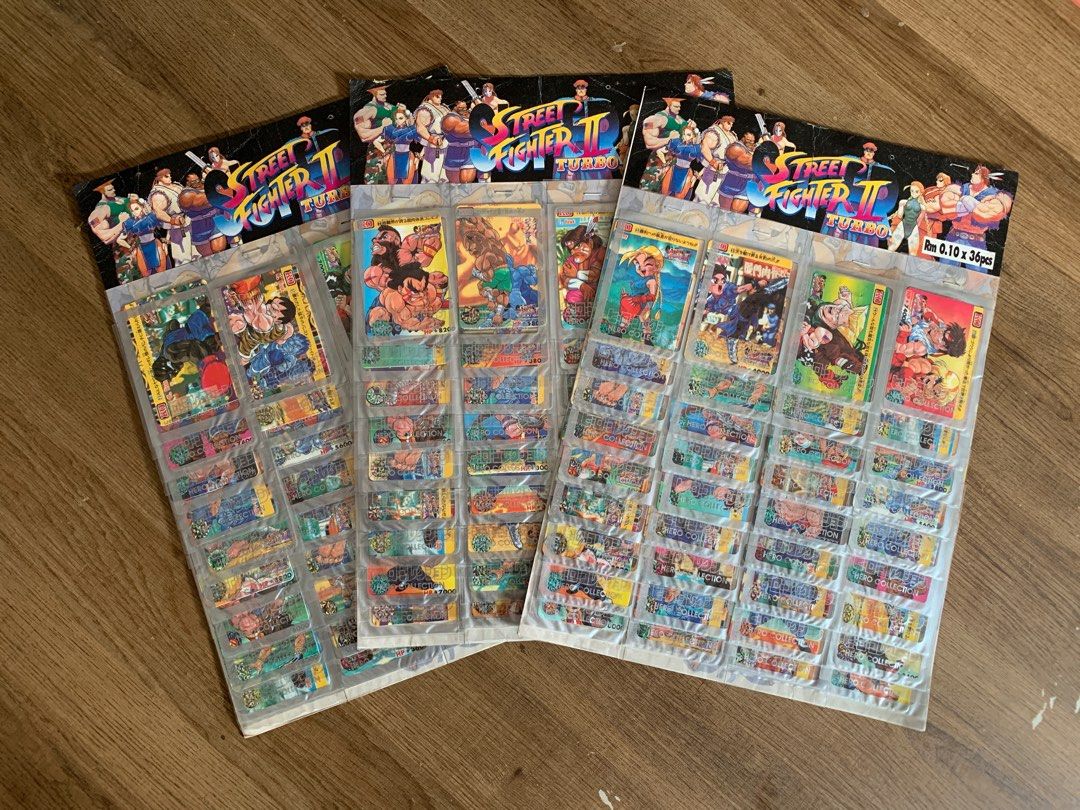 Kad Collectable Vintage Street Fighter 36pcs, Hobbies & Toys, Books ...