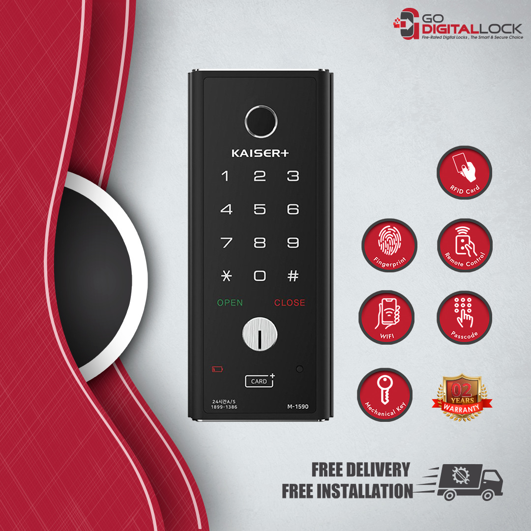 Kaiser+ M1593GTKK Gate Digital Lock, Furniture & Home Living, Security ...