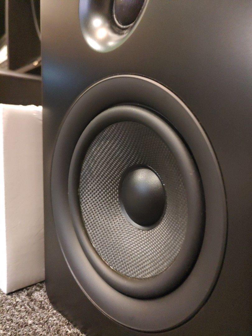 Kanto 5.25-inch Kevlar drivers Desktop/ Office Passive HiFi Speaker ...