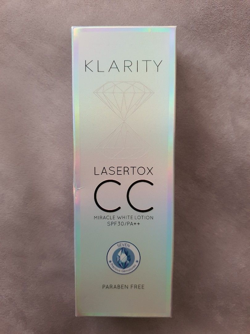 Klarity Lasertox CC Miracle White Lotion, Beauty & Personal Care, Face, Face Care on Carousell