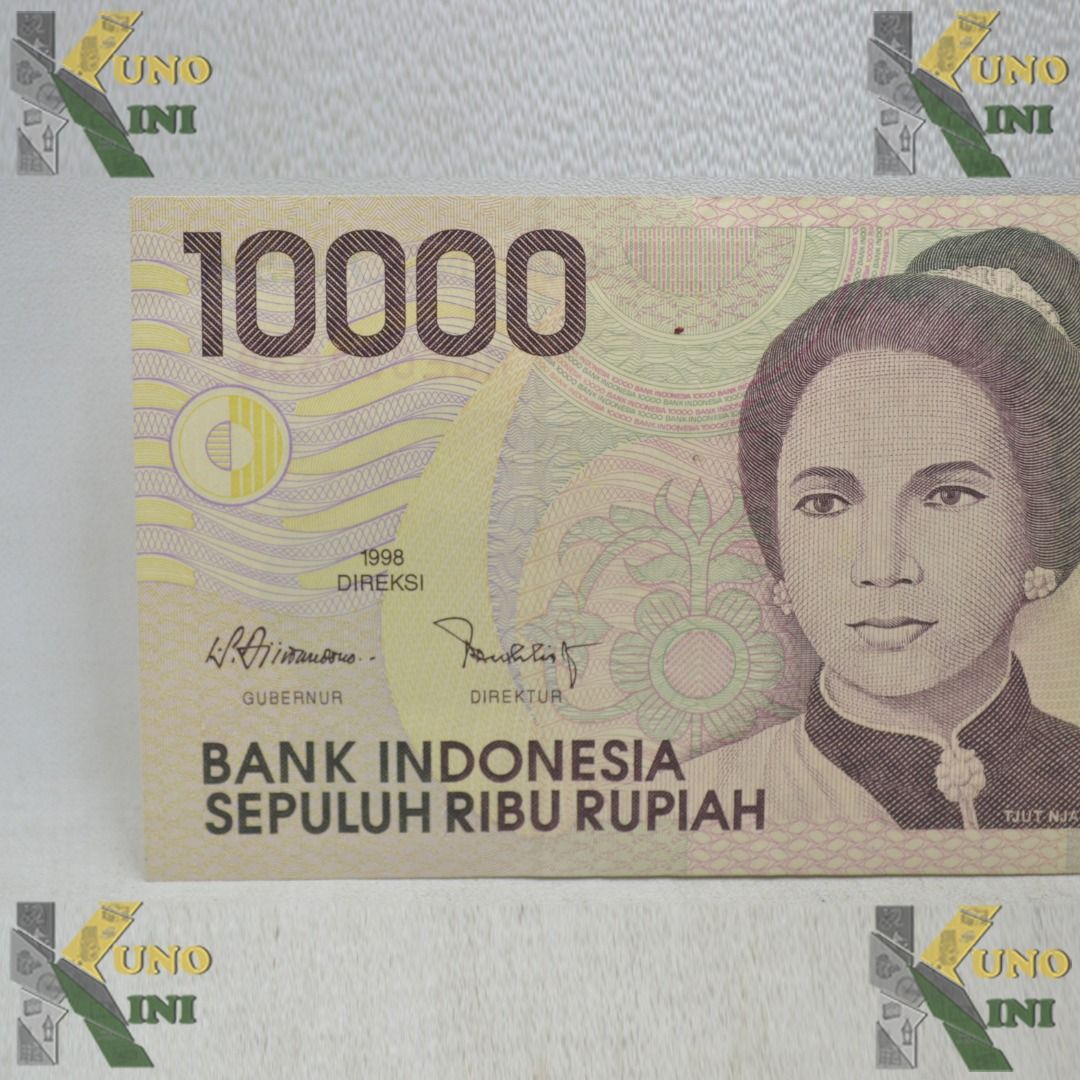 KOLEKSI REAL UANG KERTAS KUNO SEPULUH RIBU RUPIAH - INDONESIA, 1998 ...