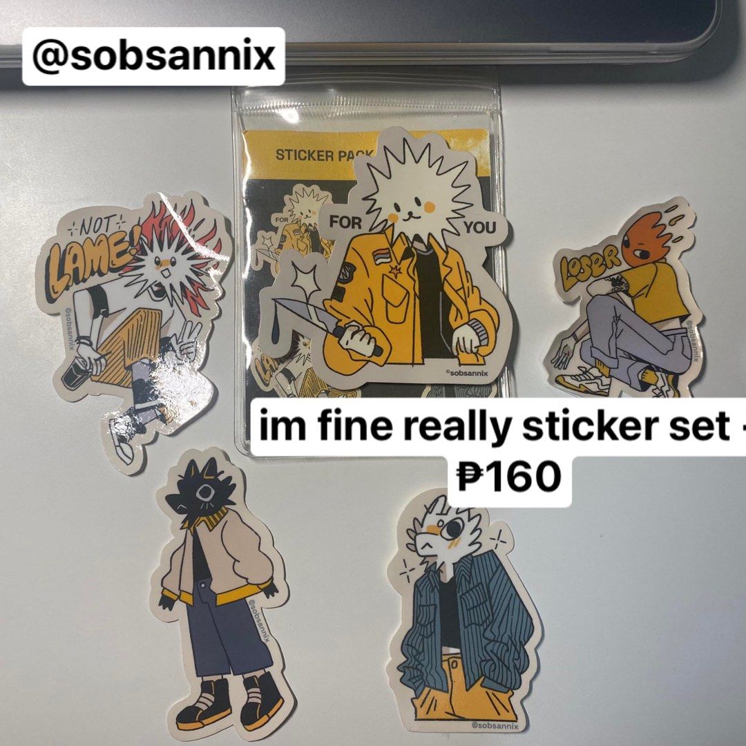 Komiket Artist Stickers [take all for free shipping] haikyuu chainsaw ...