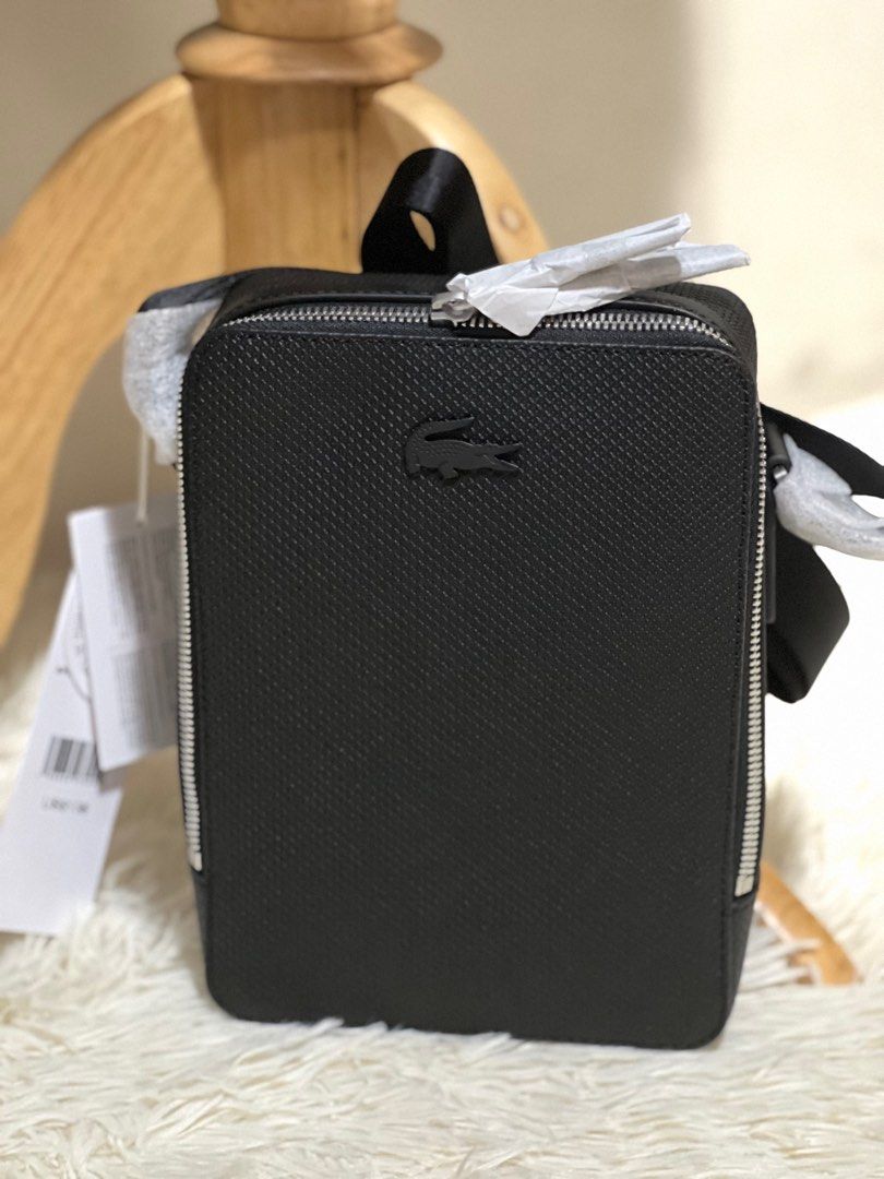 Lacoste Vertical Camera Bag Men S Fashion Bags Sling Bags On Carousell