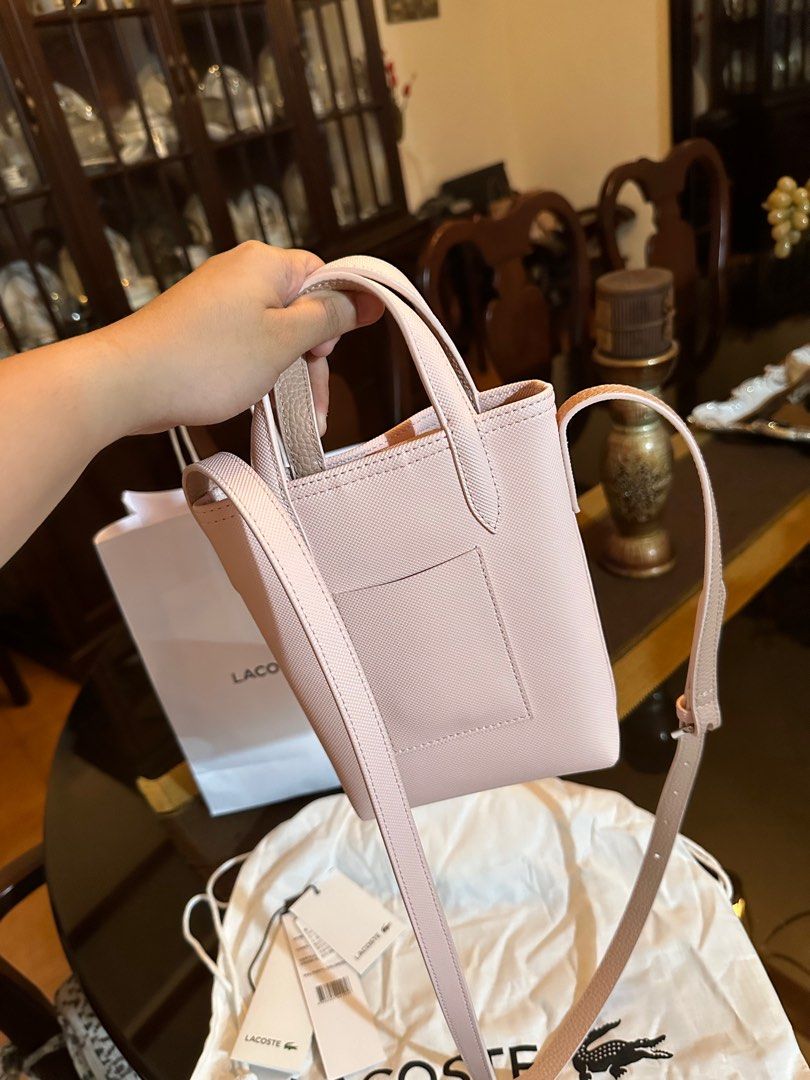 Lacoste vertical mini crossbody bag, Women's Fashion, Bags & Wallets ...