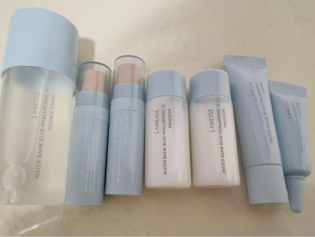 Laneige Water Bank 5 Step Kit (no box), Beauty & Personal Care, Face ...
