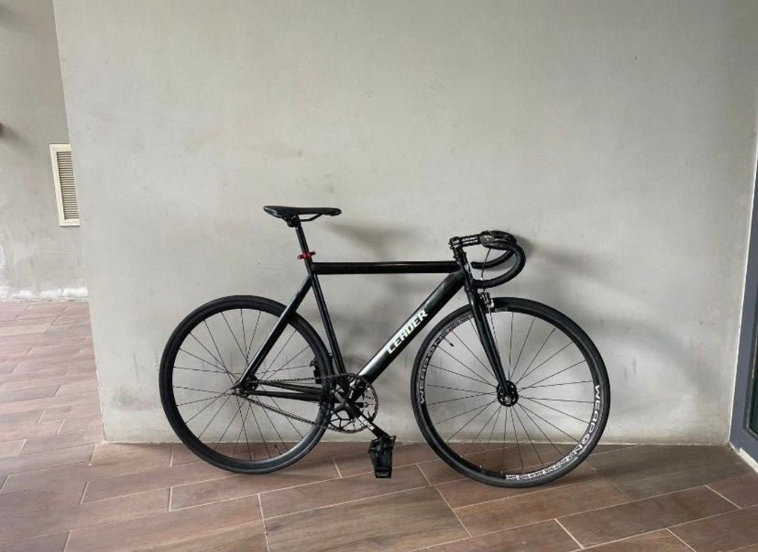 WTS WTT Leader 721 FB full bike bicycle fixie fixed gear aero black ...