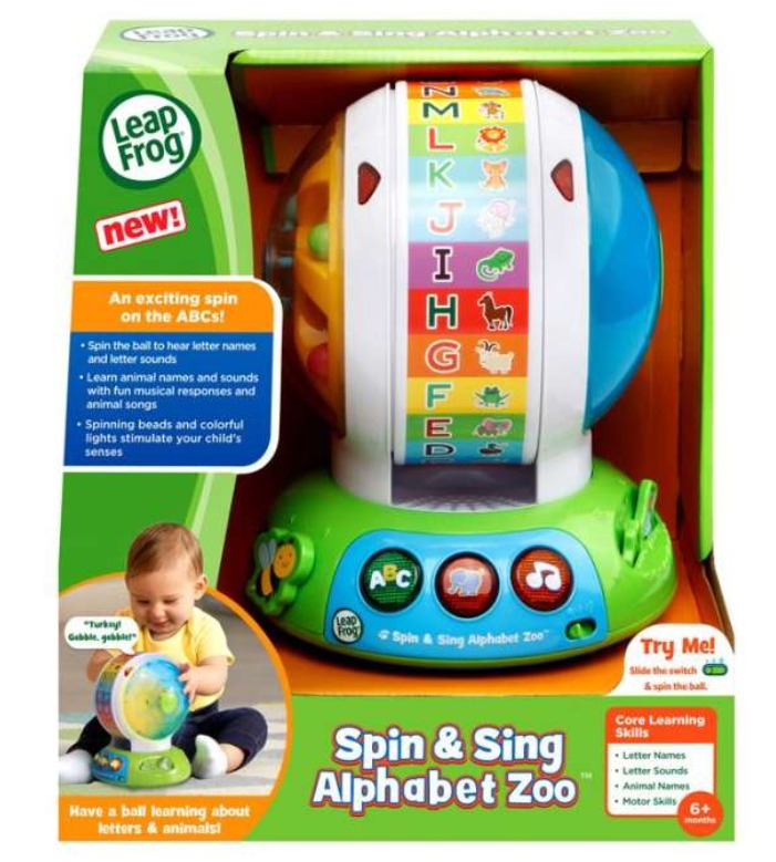 LeapFrog Scout'S Alphabet Zoo Ball | Baby Toddler Educational Toys | 6 ...