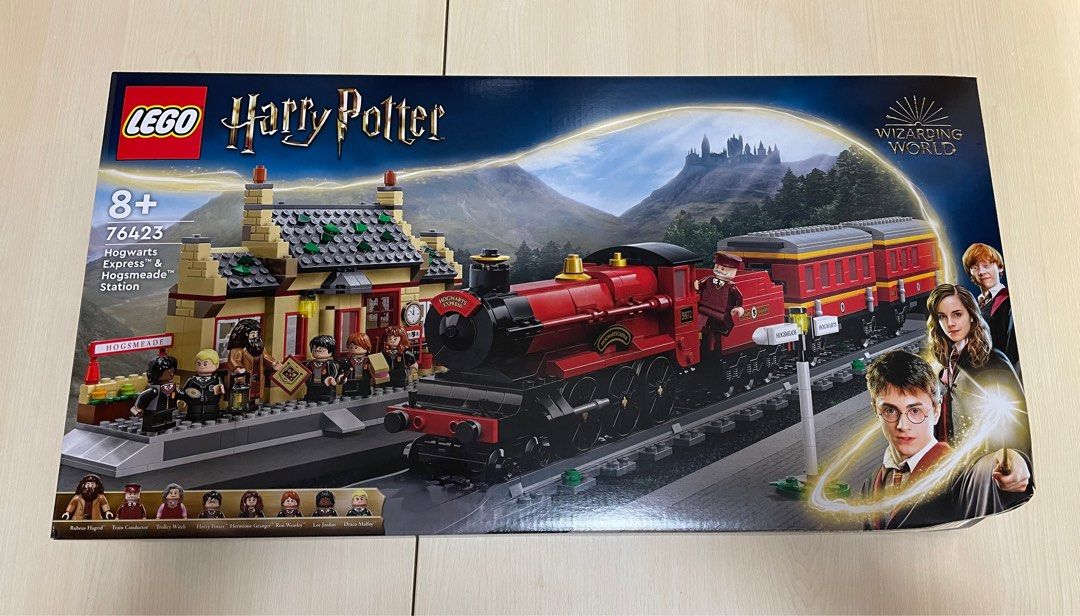 全新Lego 76423 Harry Potter Hogwarts Express & Hogsmeade Station 殘盒, 興趣及 ...