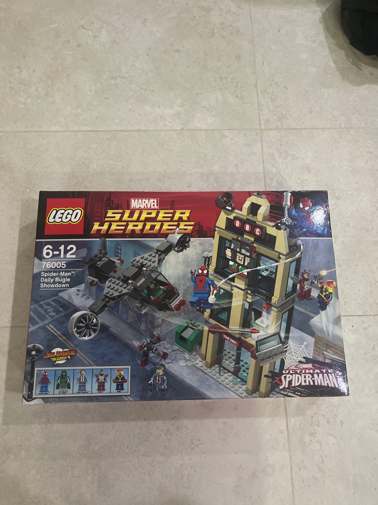 LEGO Marvel Superheroes 76005 Daily Bugle Showdown (Spider-man ...