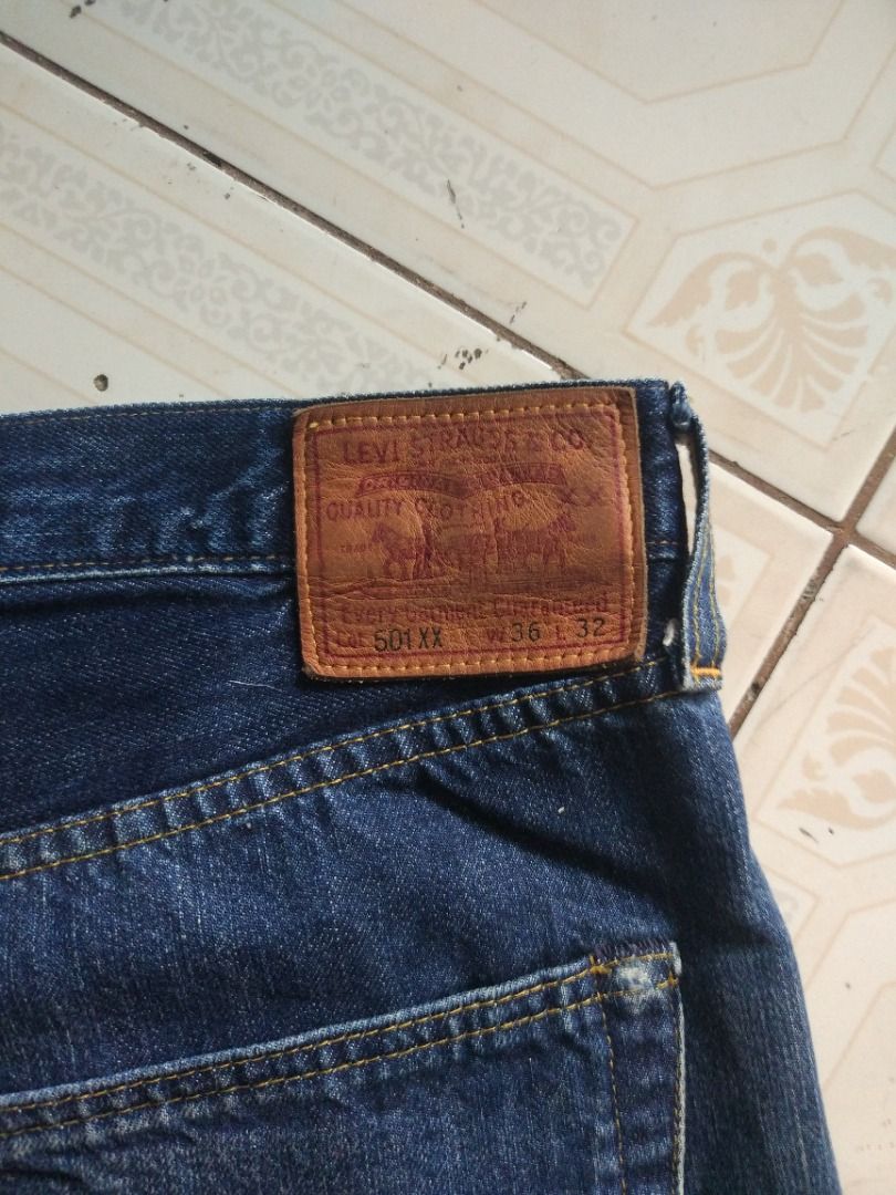 Levis LVC 501XX Selvedge Jean 37 actual, Men's Fashion, Bottoms, Jeans ...