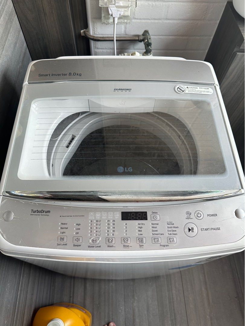 LG 8kg Smart Inverter Washing Machine, TV & Home Appliances, Washing ...