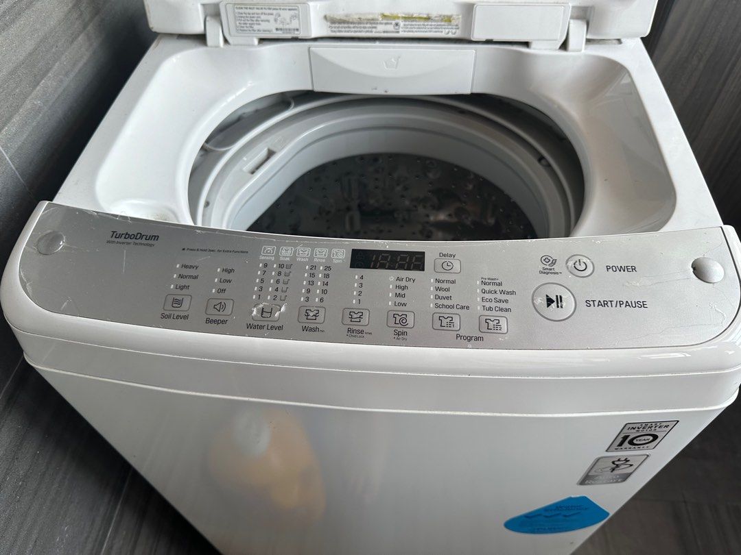 LG 8kg Smart Inverter Washing Machine, TV & Home Appliances, Washing ...