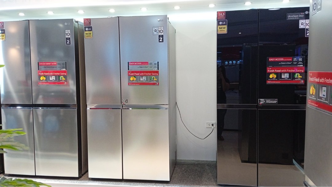 LG SIDE BY SIDE INVERTER REFRIGERATOR RVS-B243PZ RVS-B245PZ RVS-M245NS ...