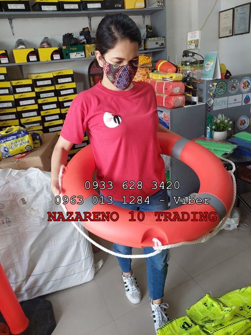 Life Ring Life Buoy 2.5 Kg Orange w/ Reflector Lifeguard, Sports Equipment, Sports & Games ...