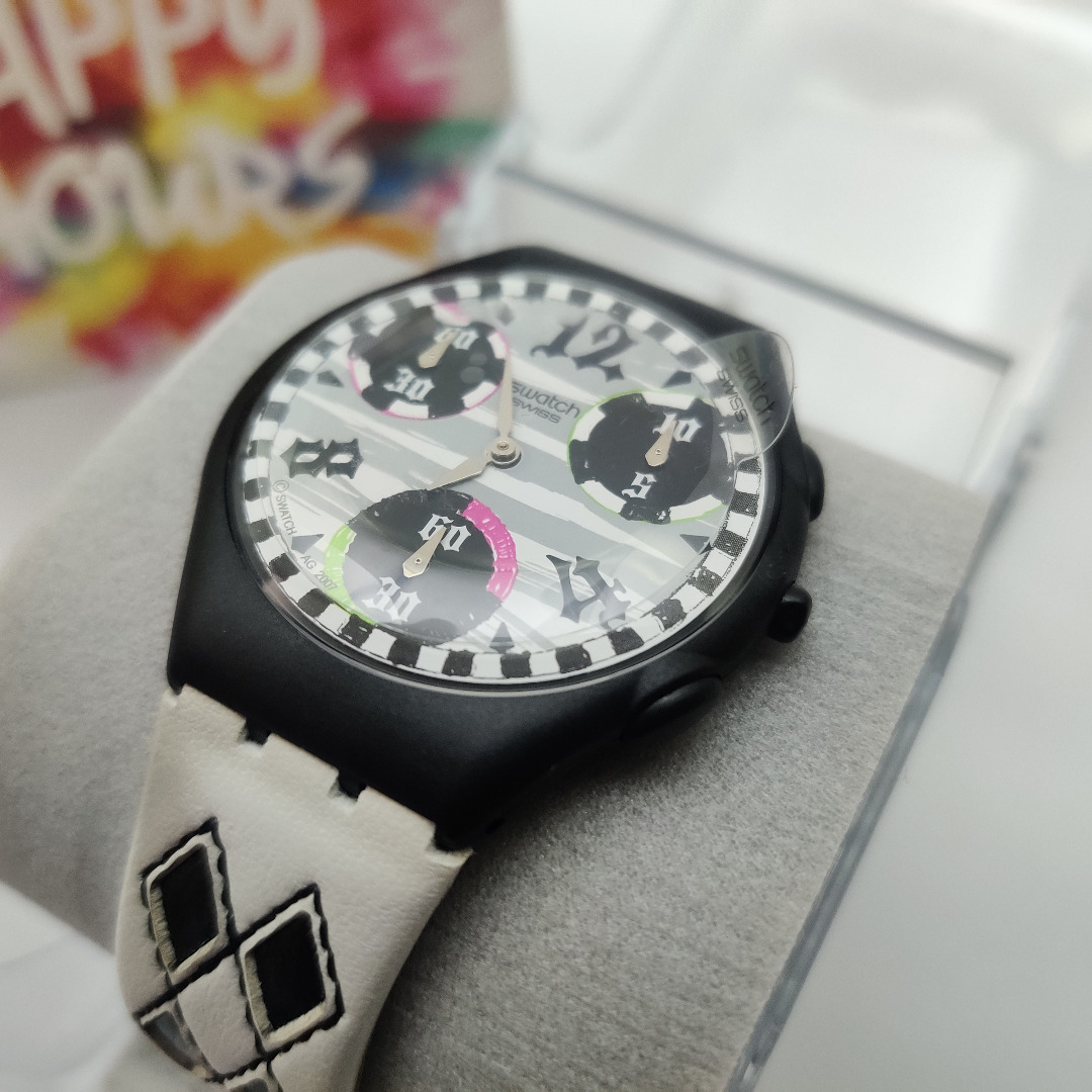 Limited Edition Swatch BE LINED 2008 (Skin Chrono Series) - (New ...