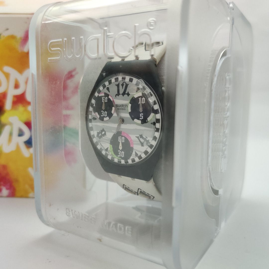 Limited Edition Swatch BE LINED 2008 (Skin Chrono Series) - (New ...